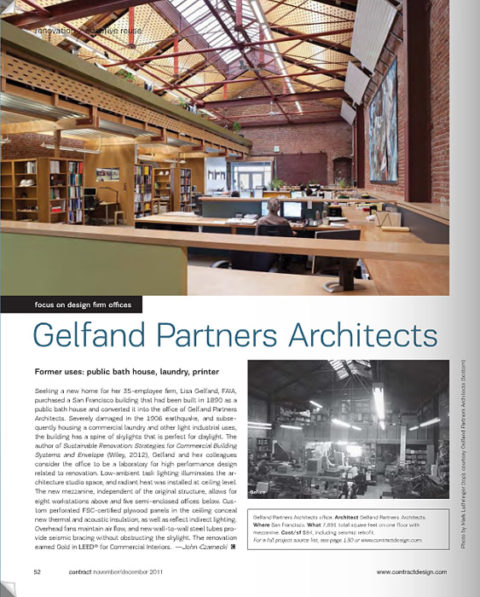 Gelfand Partners office featured in Contract Magazine – Gelfand ...